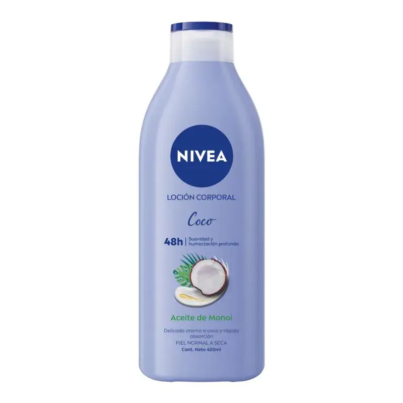 NIVEA Loción Corporal Coco o Vainilla Rápida Absorción x 400ml. | Farmar